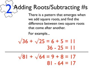 Applying Knowledge of Square Numbers and Square Roots | PPT