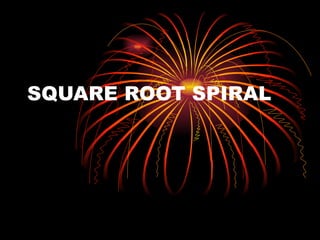 Square root spiral | PPT