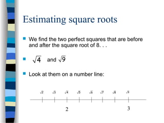 Square Roots,Rational and Irrational Numbers.ppt