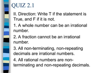 Square Roots,Rational and Irrational Numbers.ppt