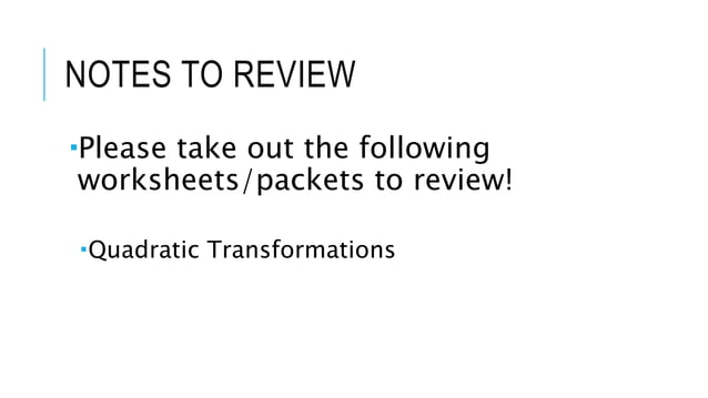 Square Root Function Transformation Notes Pptx Computing