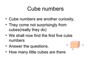 Squares And Cubes | PPT | Games and Puzzles | Hobbies & Interests