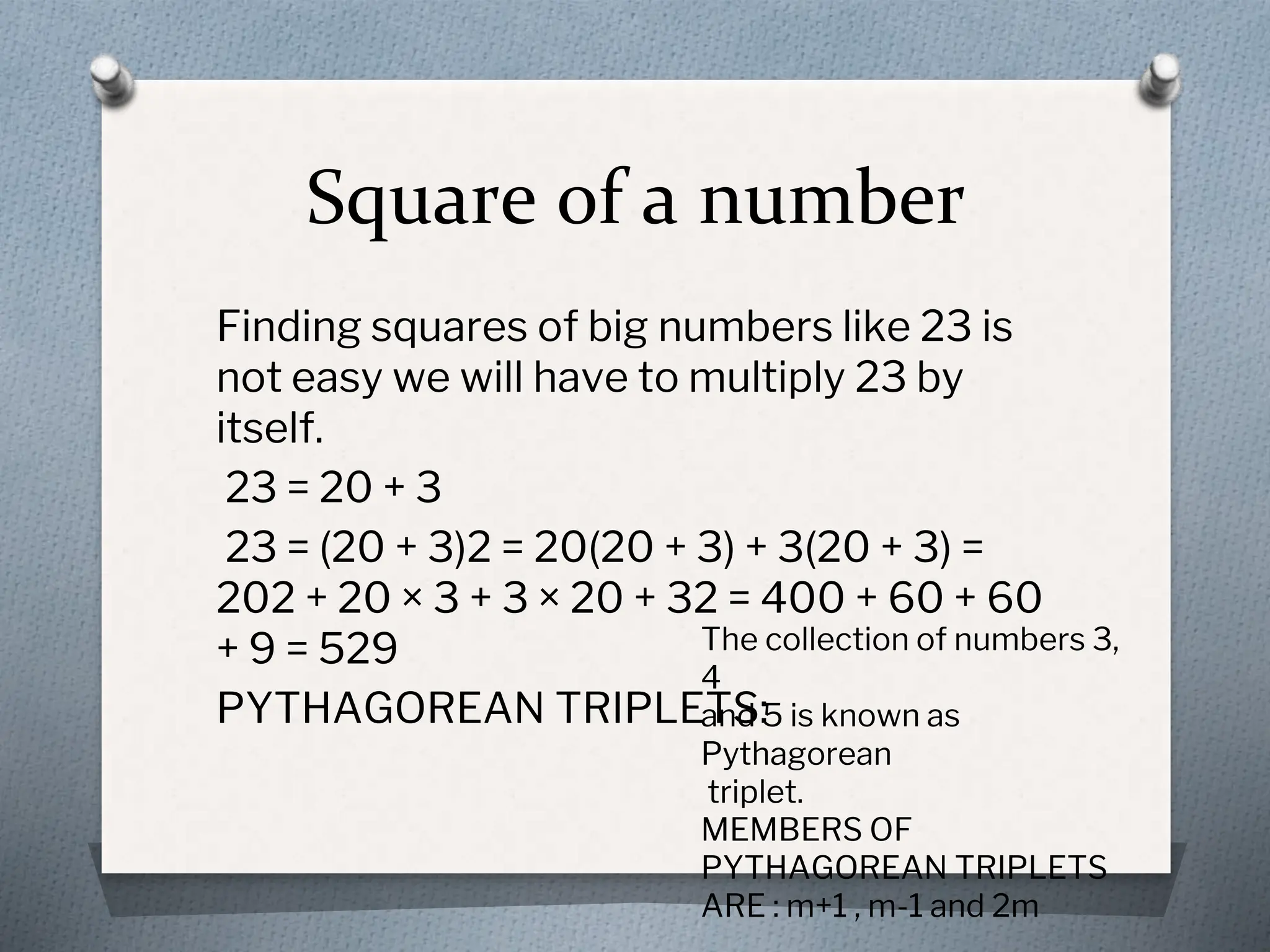 SQUARES AND SQUARE ROOTS.pptx powerpoint presentation square and square ...