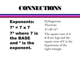 Squares square roots (mathematics) | PPT