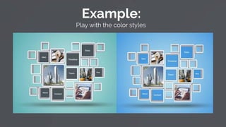 3D Squares Wall - Presentation Template | PPT