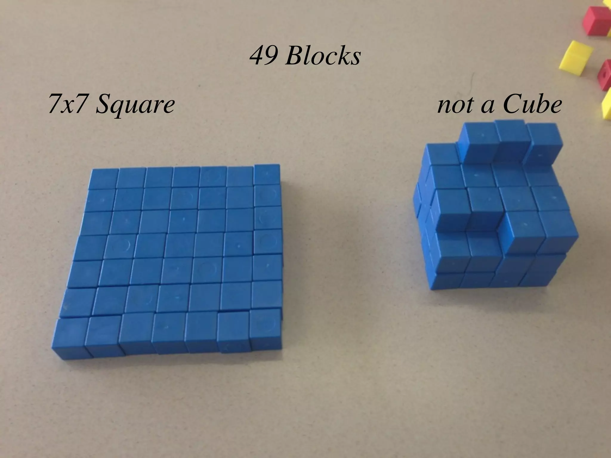 Square vs. cube | KEY