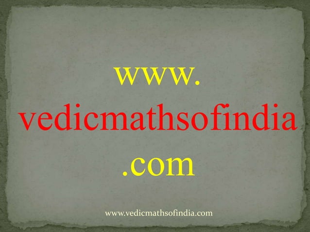 Squaring a 2 digit number ending in 5 | PPT