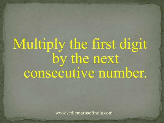 Squaring a 2 digit number ending in 5 | PPT