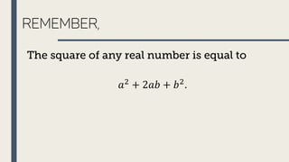 Squaring Numbers: Another Method | PPT