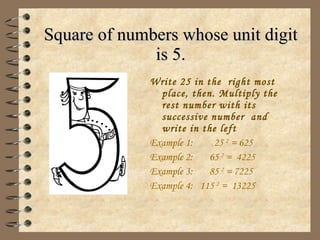 Squaring of numbers | PPT