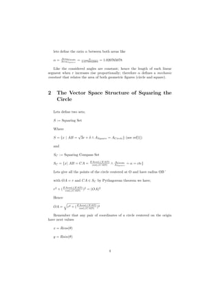 manuscript - Squaring the Circle and Hilbert Space | PDF