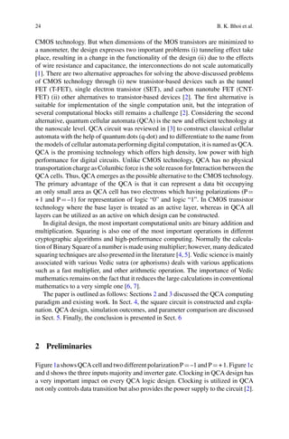 A Novel and Efficient Design for Squaring Units by Quantum-Dot Cellular Automata | PDF