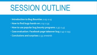 Squashing bugs: Introduction to Bug Bounties ISSA Dehradun Chapter | PPT