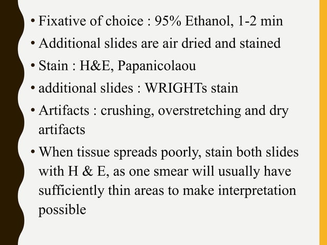 Squash smear cytology - By Anamika dev | PPTX