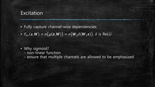 Squeeze and excitation networks | PPTX