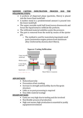 Squeeze casting | DOCX