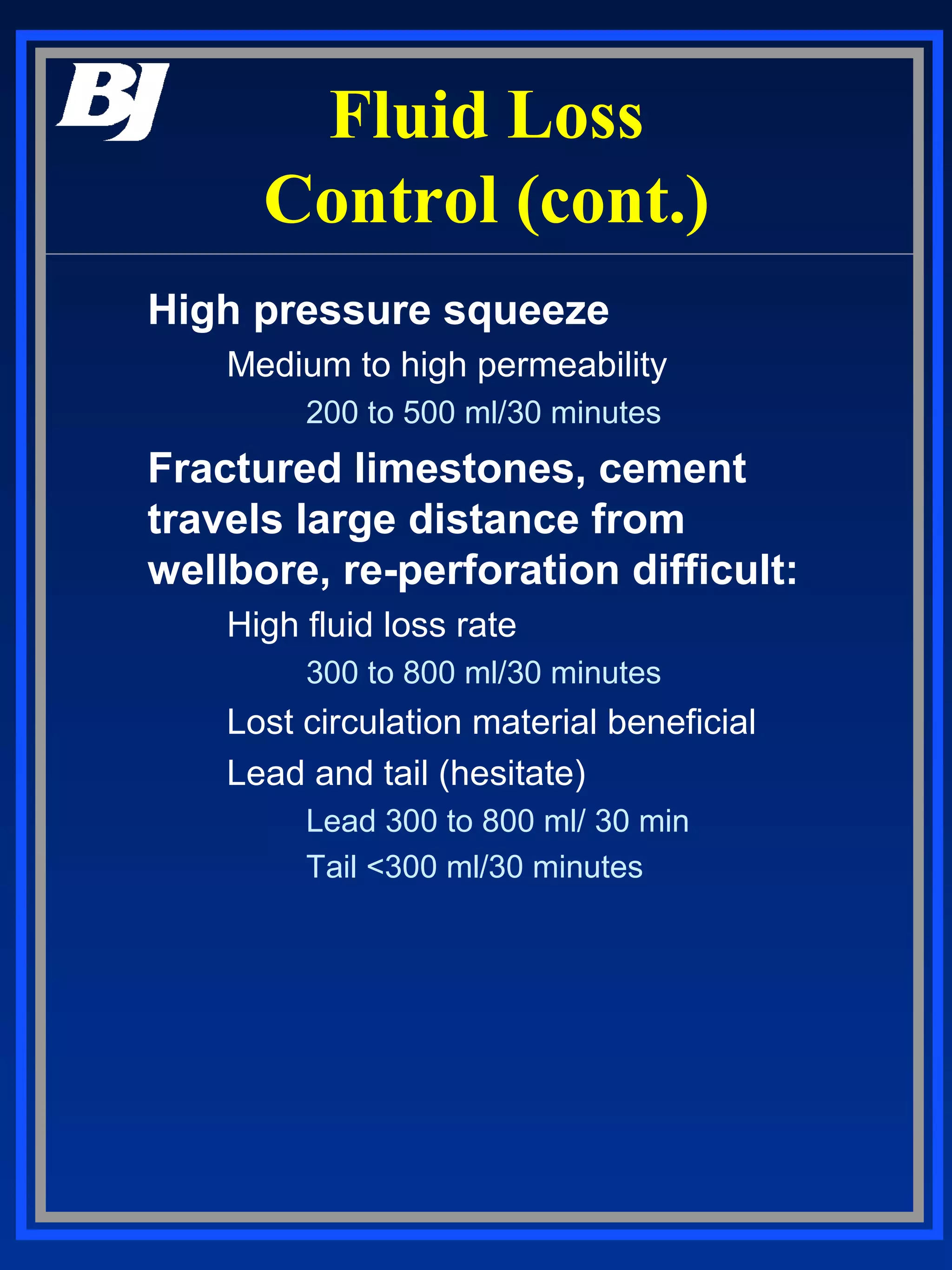 Squeeze cementing | PPT