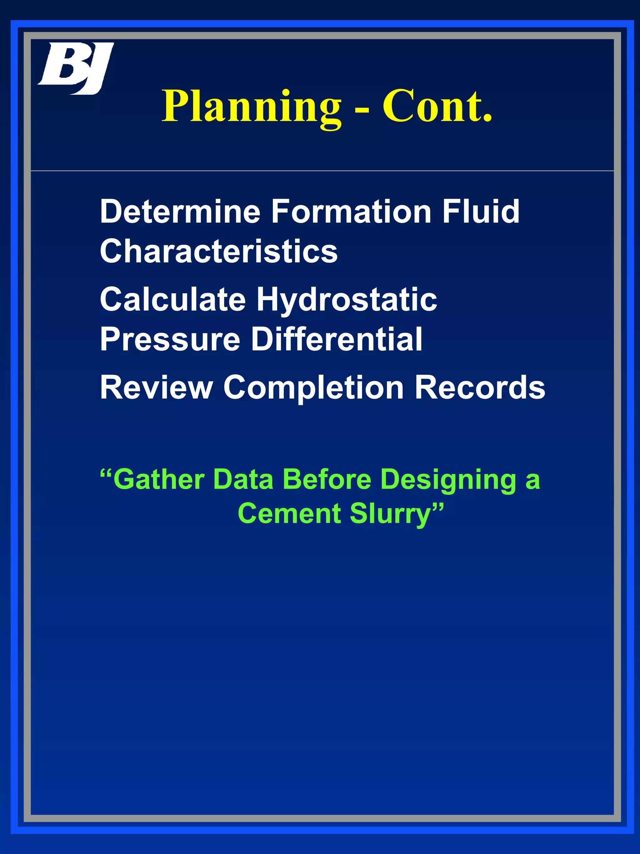 Squeeze cementing | PPT