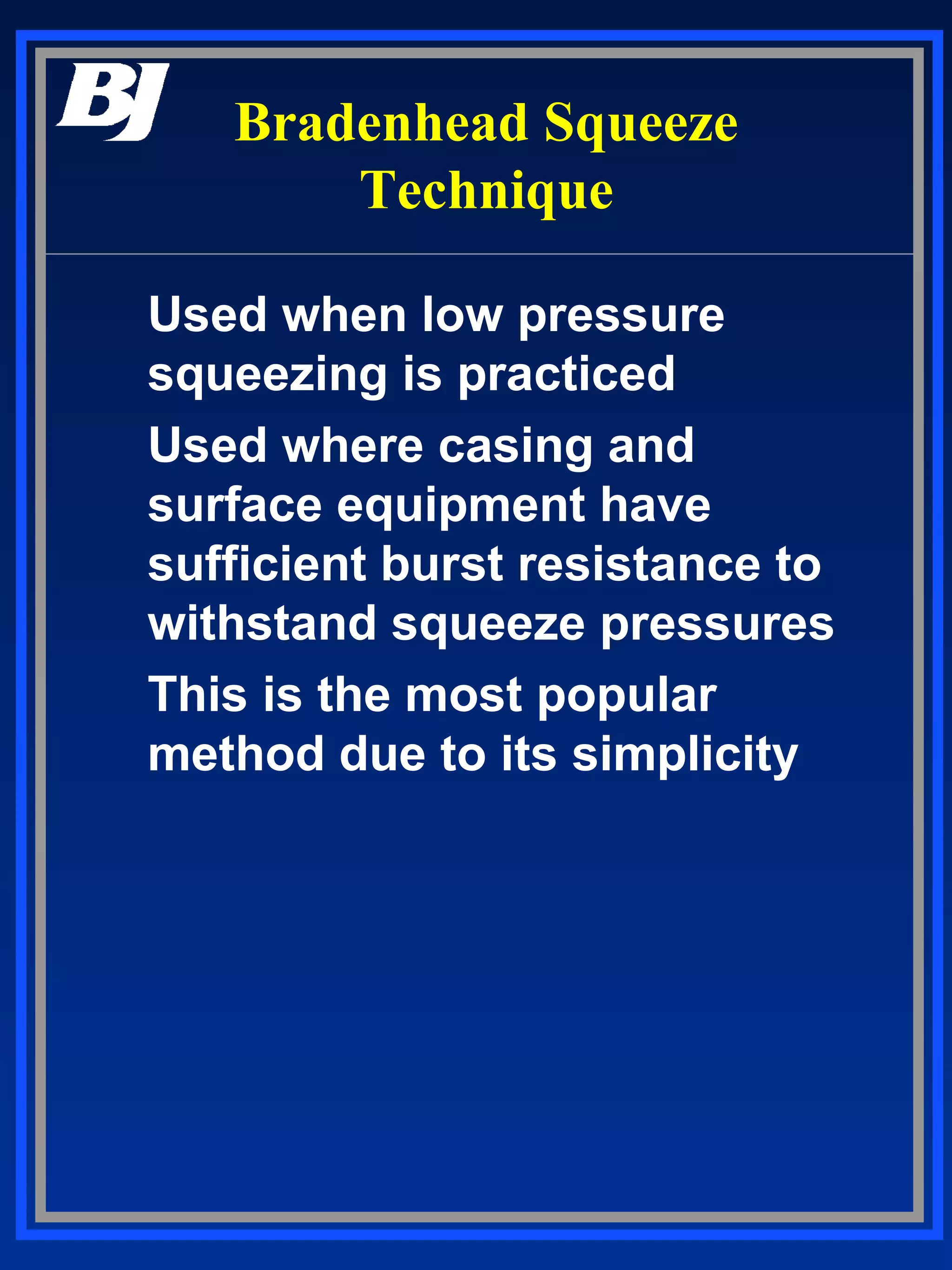 Squeeze cementing | PPT