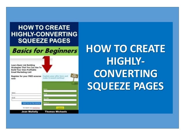 Ultimate list of converting squeeze pages - havalquantum