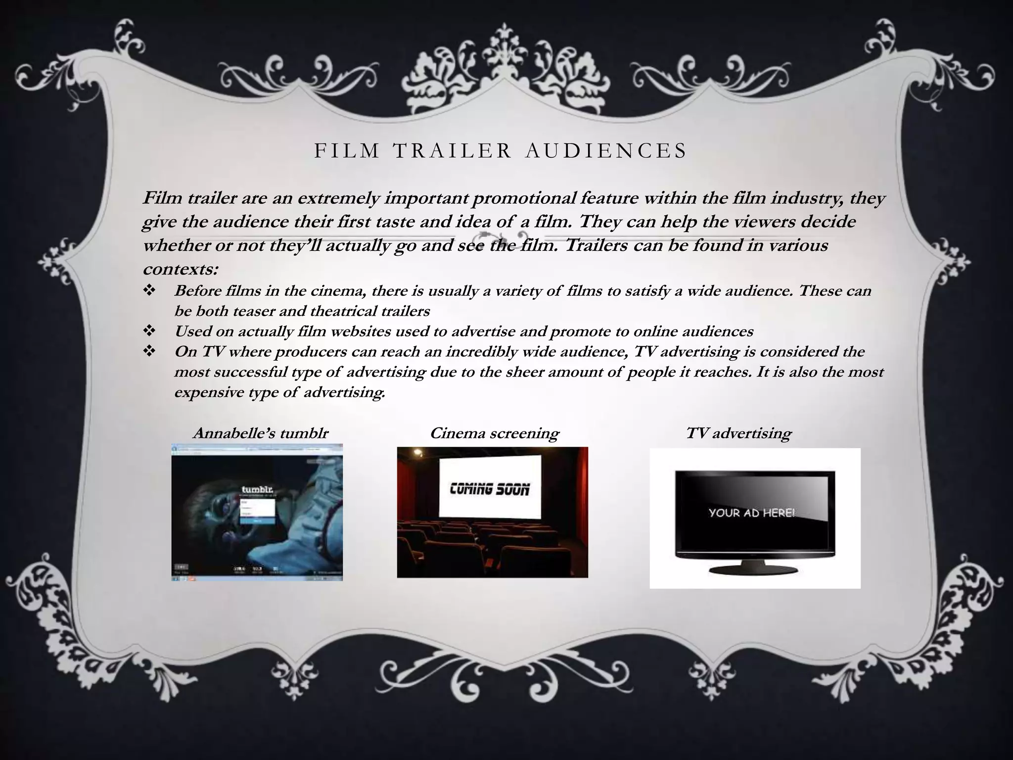 Horror audiences | PPTX