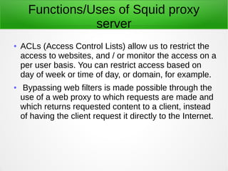 Squid Proxy Server | ODP