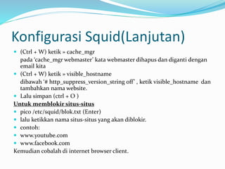 Squid proxy-server | PPTX