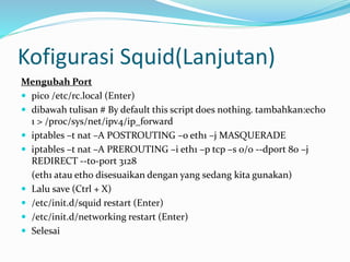 Squid proxy-server | PPTX