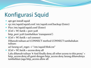 Squid proxy-server | PPTX