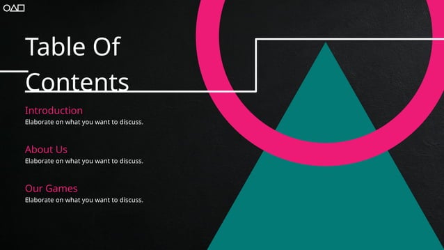 Squid Game-Themed Minimal Shapes Presentation.pptx