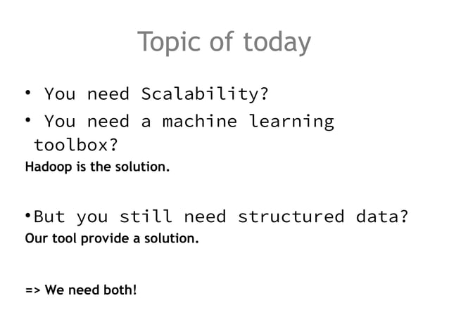 Migrating structured data between Hadoop and RDBMS | PPT