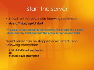 Squidinstallation | PPT