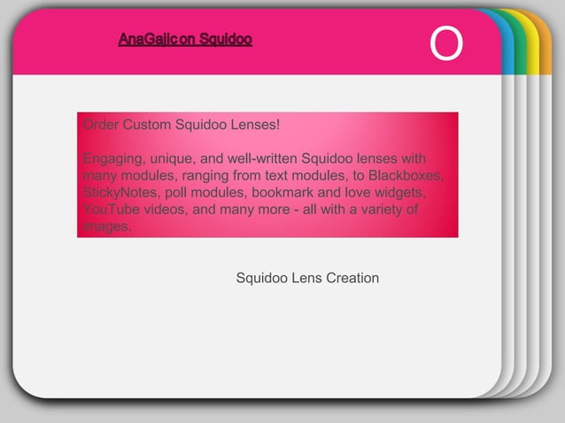 Squidoo Lens Creation | PPT