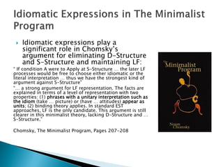 Idioms-based model for learnability and language acquisition | PDF