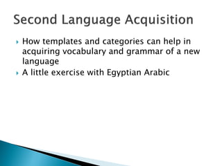 Idioms-based model for learnability and language acquisition | PDF