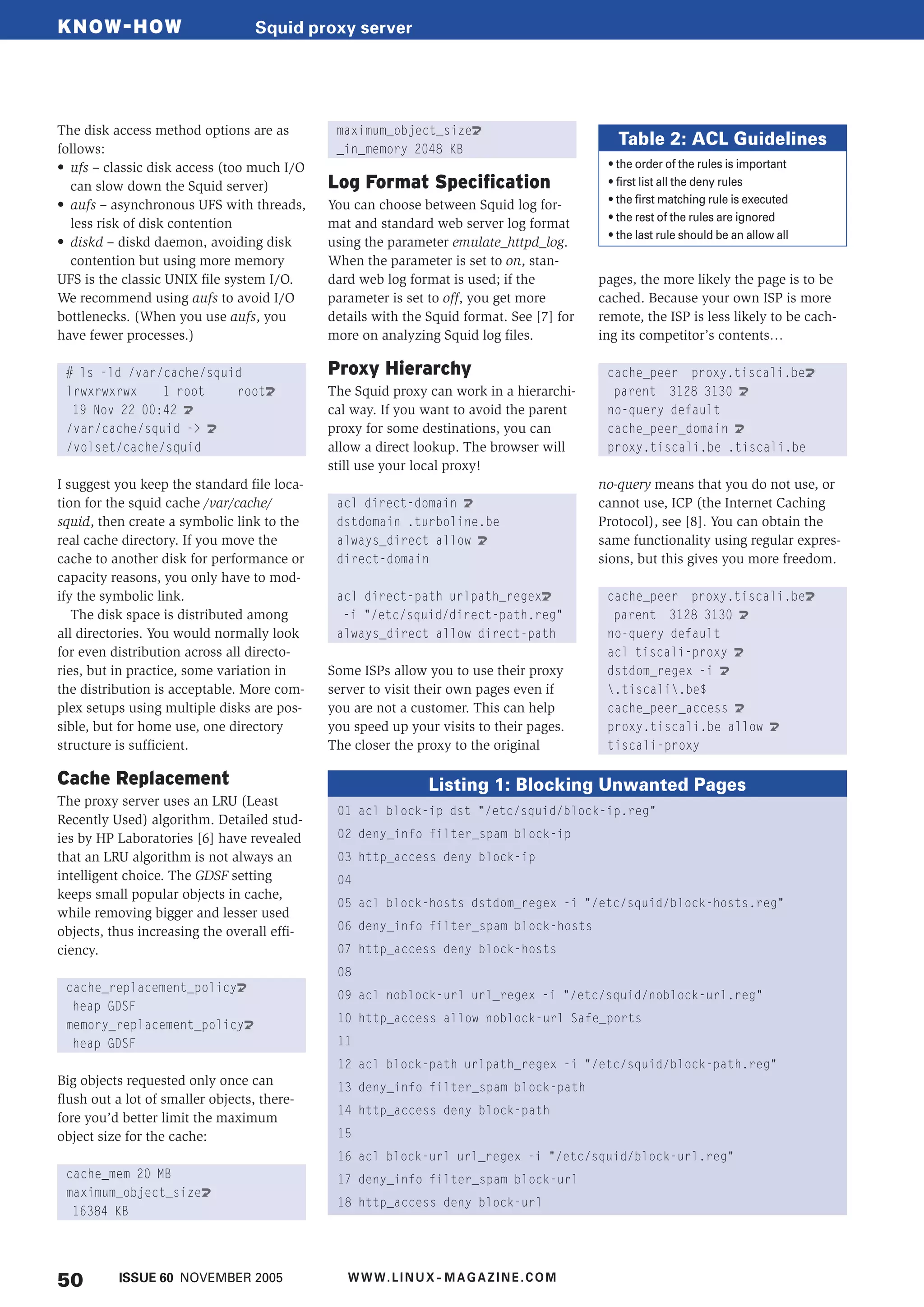Squid proxy server | PDF