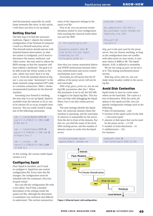 Squid proxy server | PDF