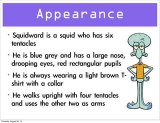 Squidward | PDF