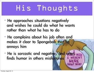 Squidward | PDF