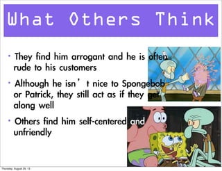 Squidward | PDF