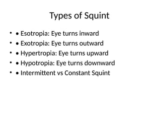Squint_Presentation.ppt by optom Dinesh parmar | PPTX
