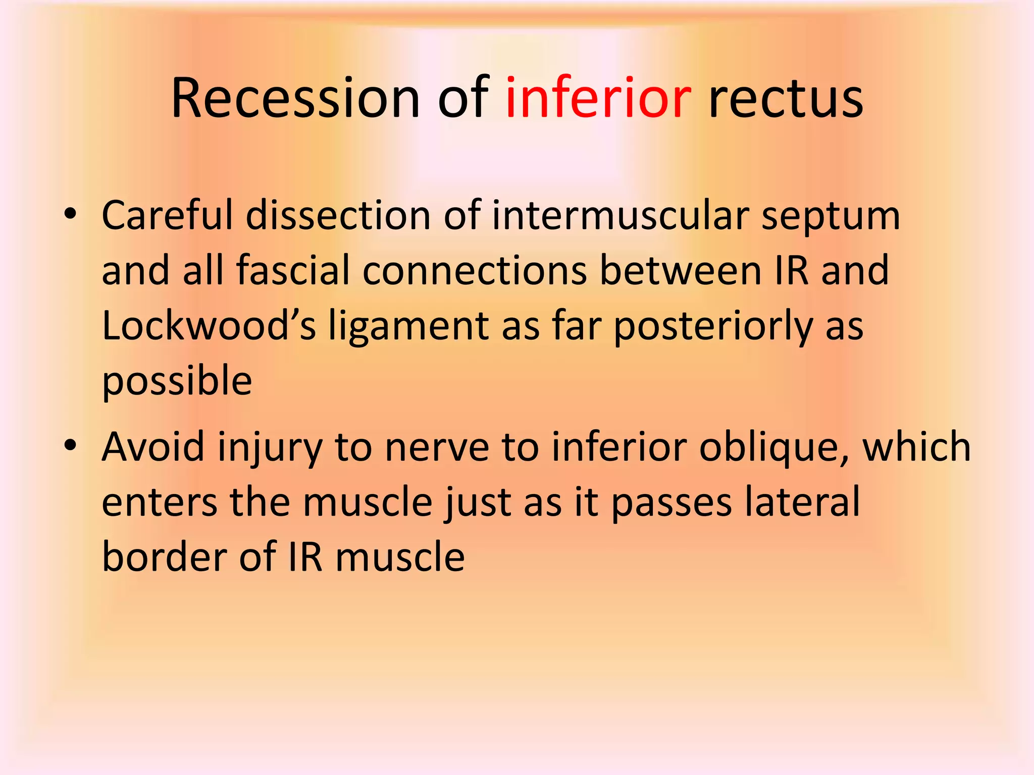 Squint surgeries | PPTX
