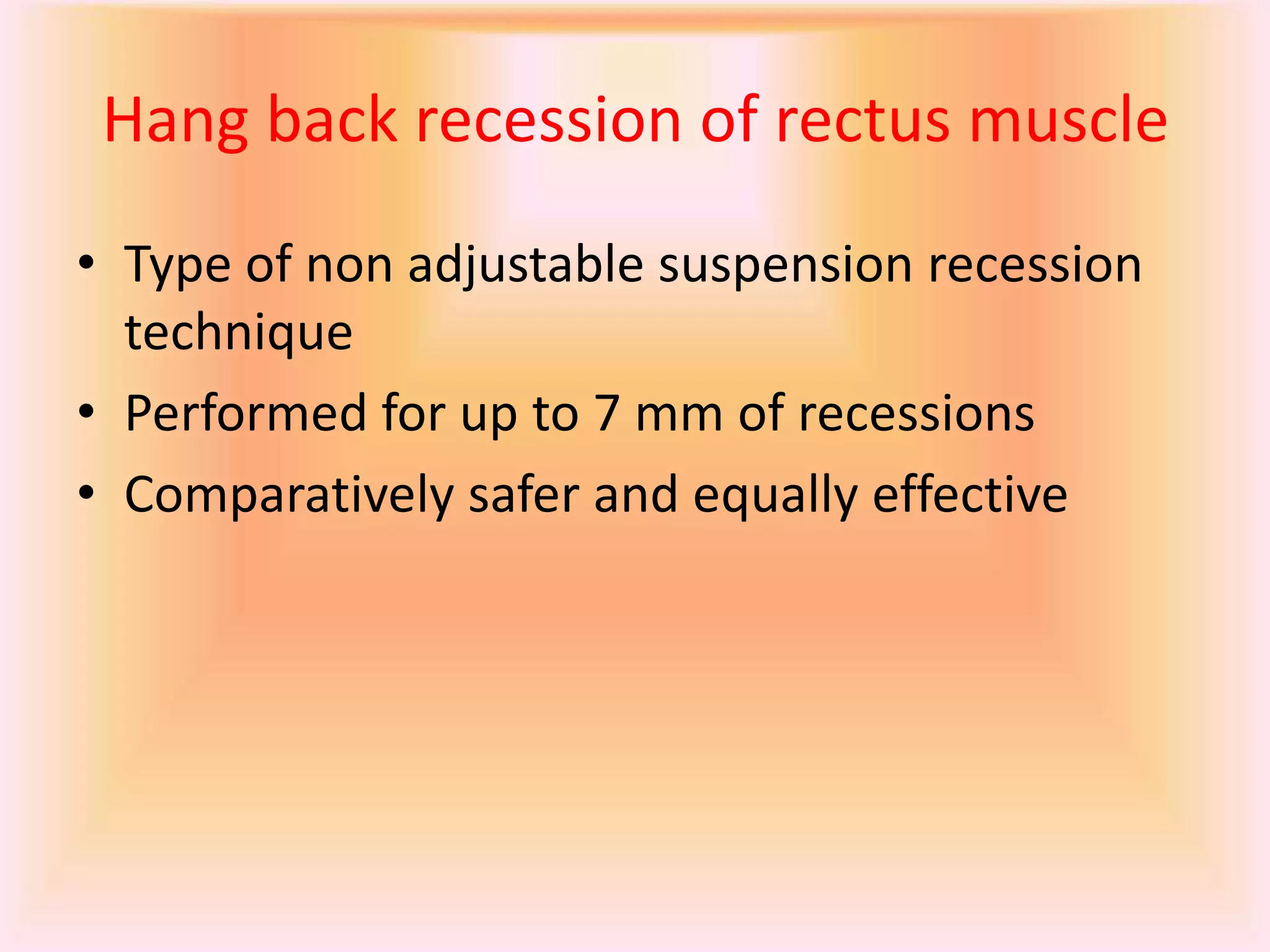 Squint surgeries | PPTX