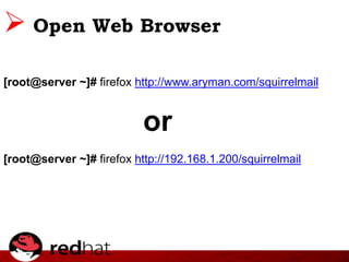 SquirrelMail for webmail | PPTX | Email | Internet