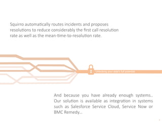 Squirro - Service Management | PPT