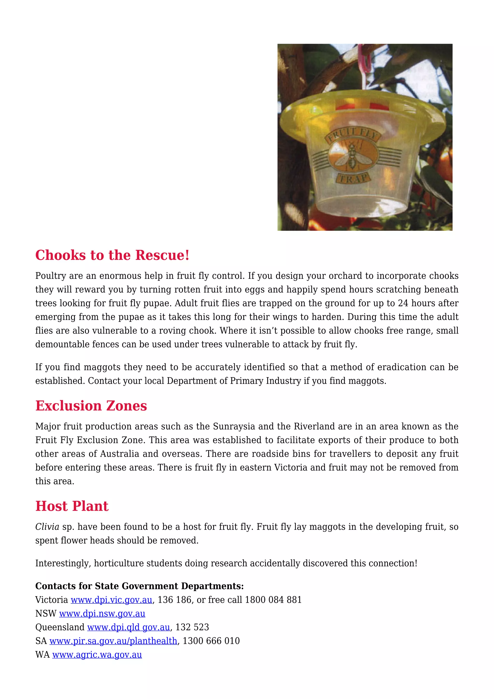 Queensland Fruit Fly Control in your Garden | PDF