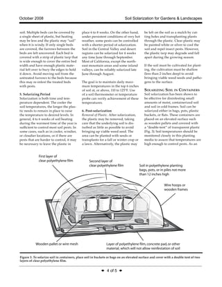 Soil Solarization for Gardens & Landscapes | PDF