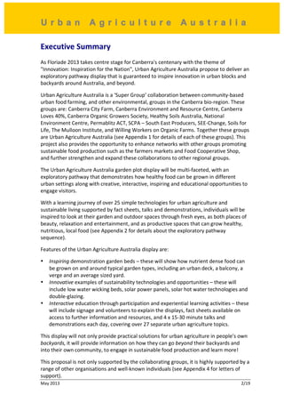 Urban Agriculture Australia & Canberra City Farm | PDF | Gardening ...