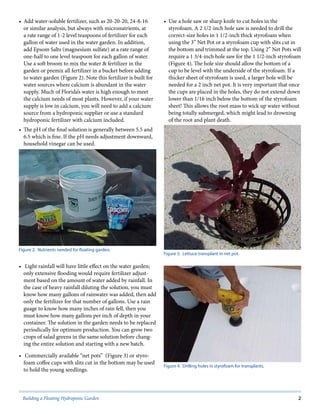 Building a Floating Hydroponic Garden | PDF