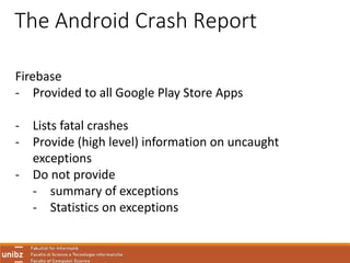Prioritizing Corrective Maintenance Activities for Android Applications: An Industrial Case ...